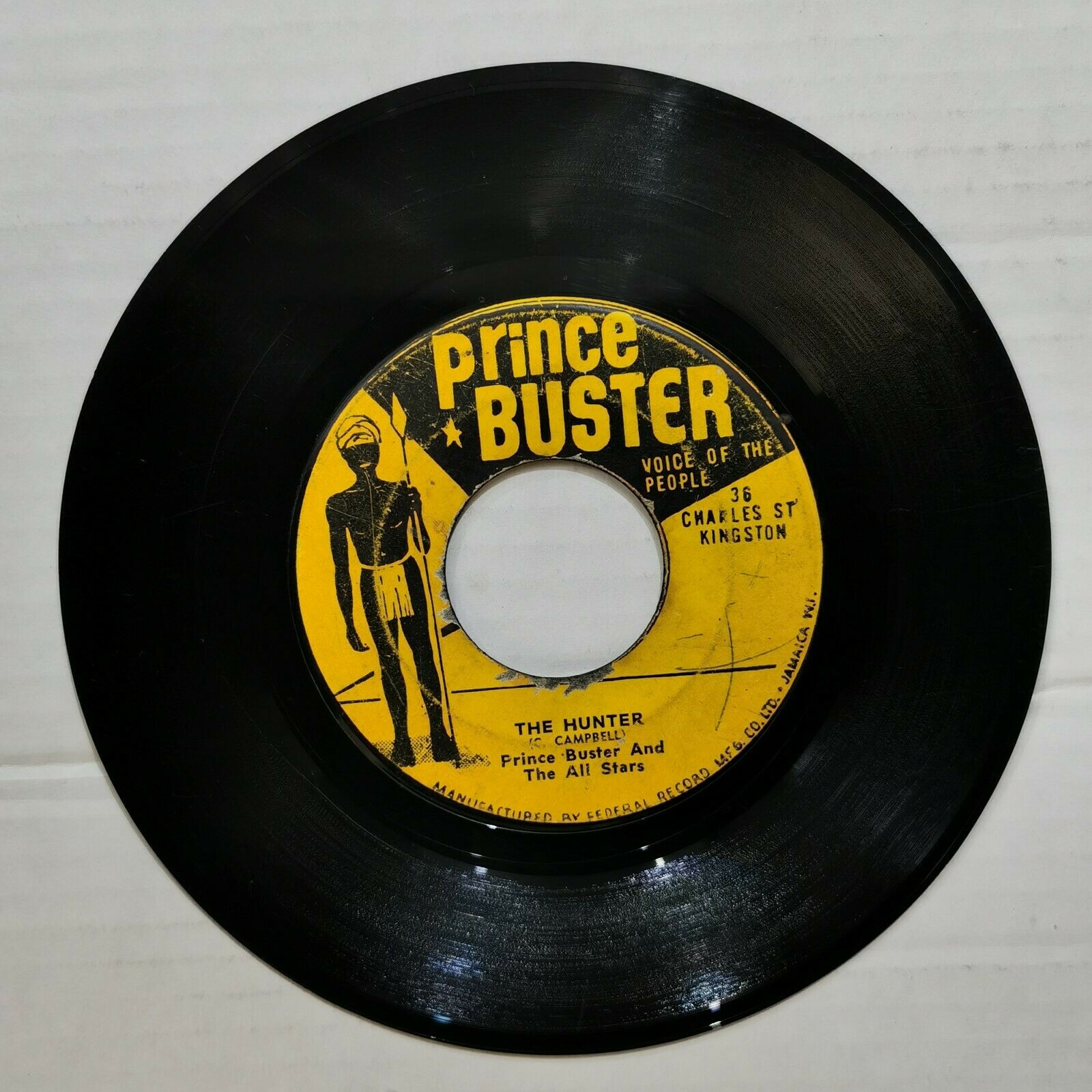 popsike.com - PRINCE BUSTER AND THE ALL STARS - THE HUNTER // LITTLE ...