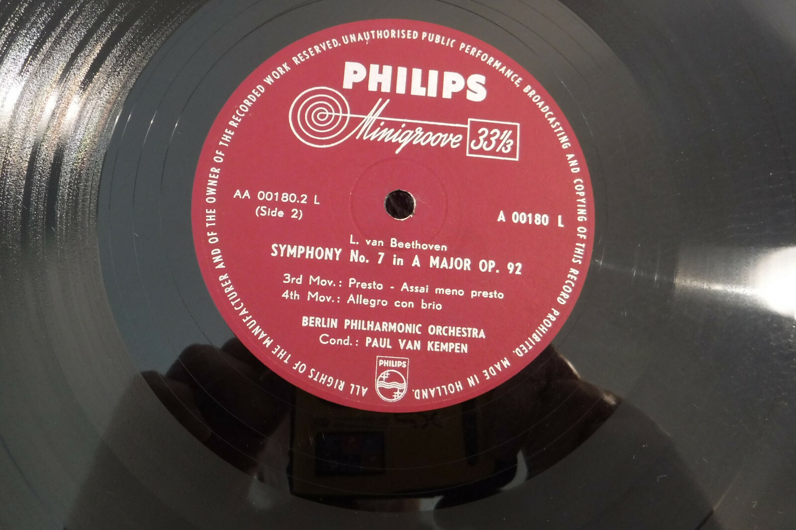 popsike.com - Paul Van Kempen, Beethoven: Symphony No 7 Op 92, Philips ...