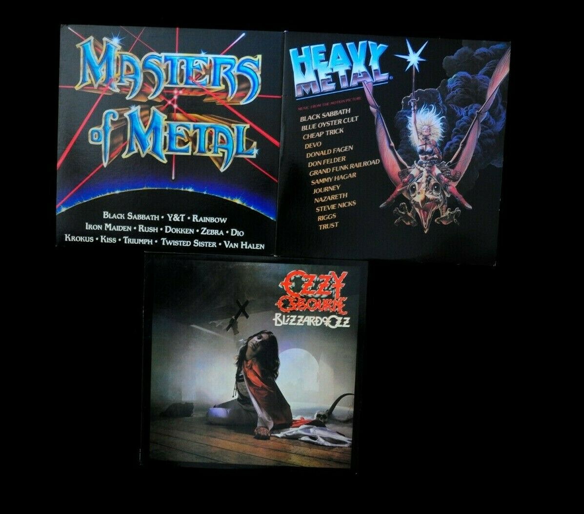 popsike.com - Masters Of Metal, Ozzy & From The Motion Picture Heavy ...