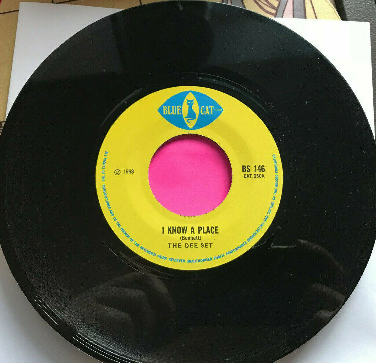 popsike.com - REGGAE: THE DEE SET 'I KNOW A PLACE' 1968 (2010 BLUE CAT ...