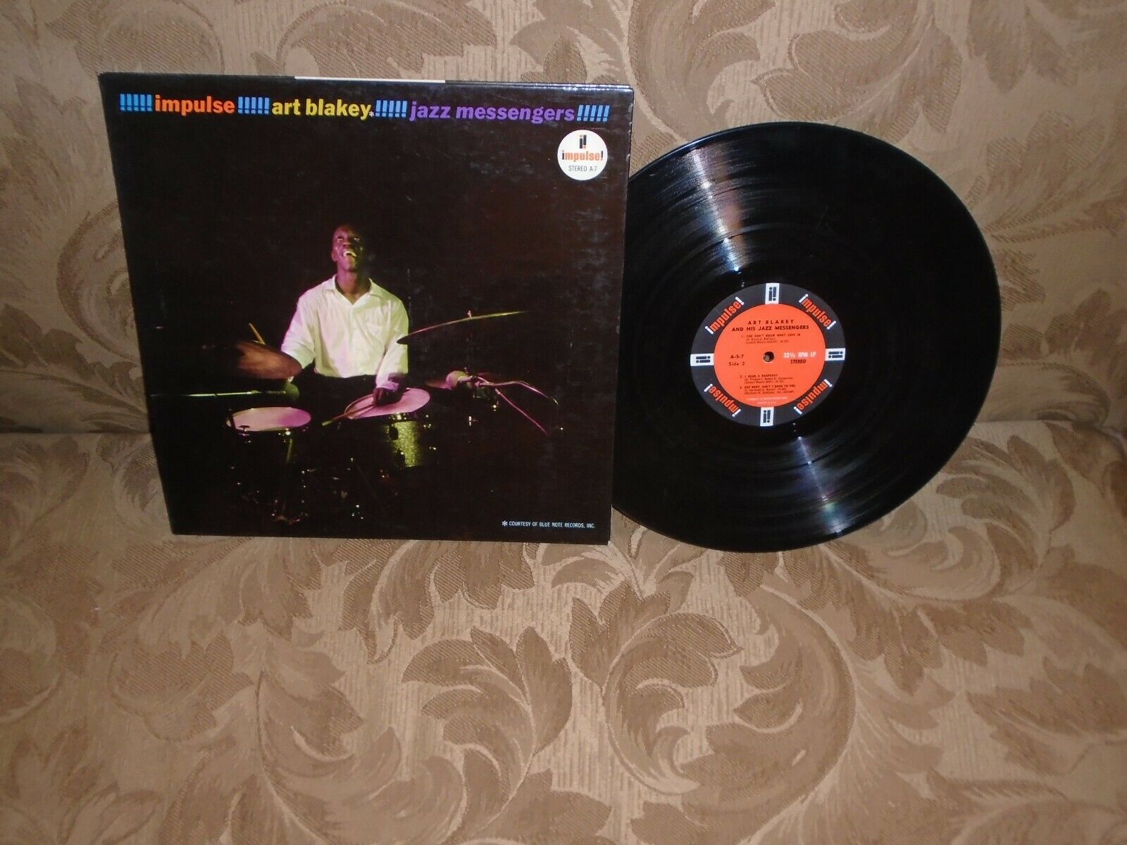 popsike.com - Art Blakey & The Jazz Messengers Impulse stereo A-7 Lee Morgan Wayne Shorter VG+ ...