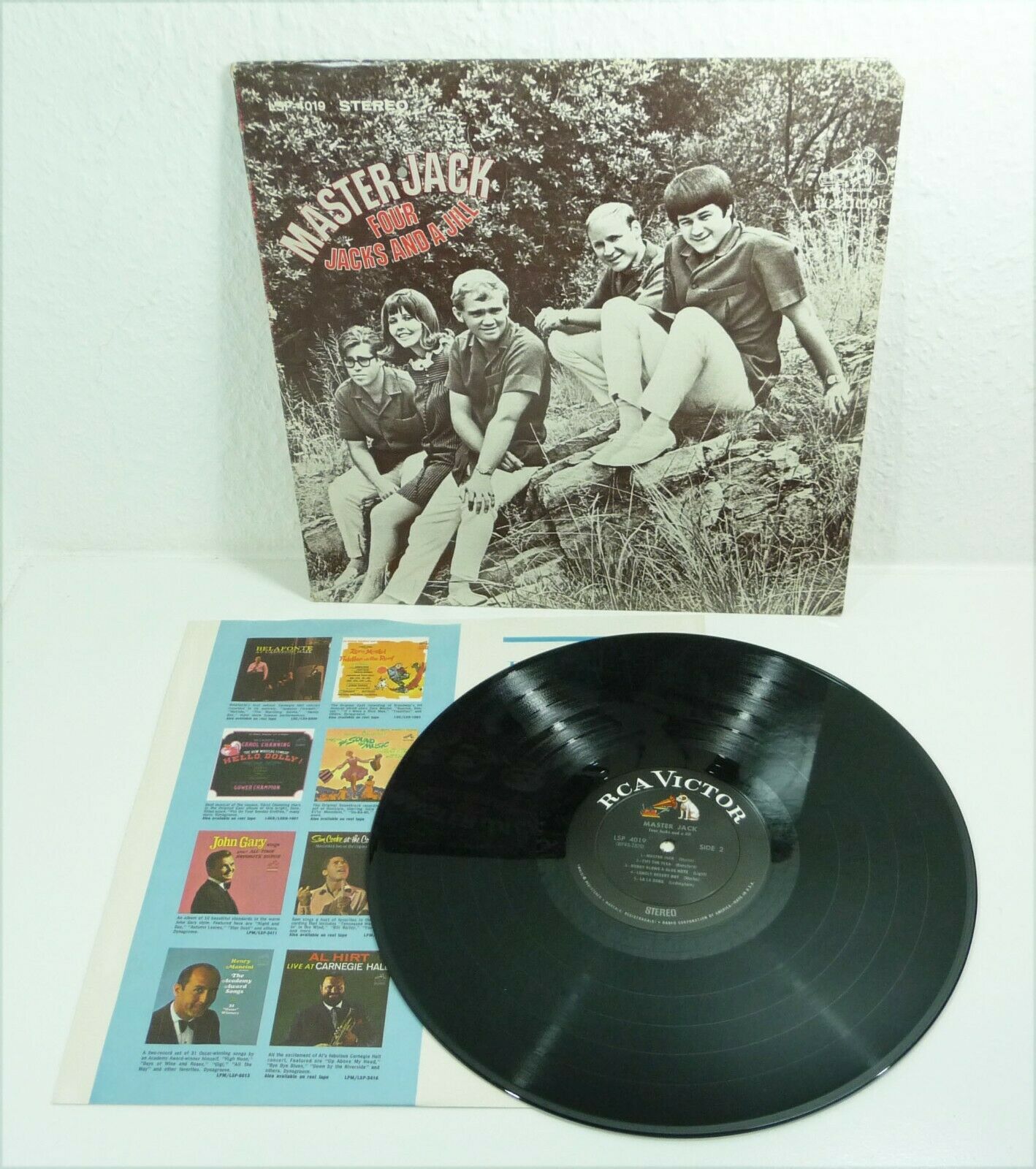 popsike.com - FOUR JACKS AND A JILL "Master Jack" US M-/EX 1968 LP RCA ...