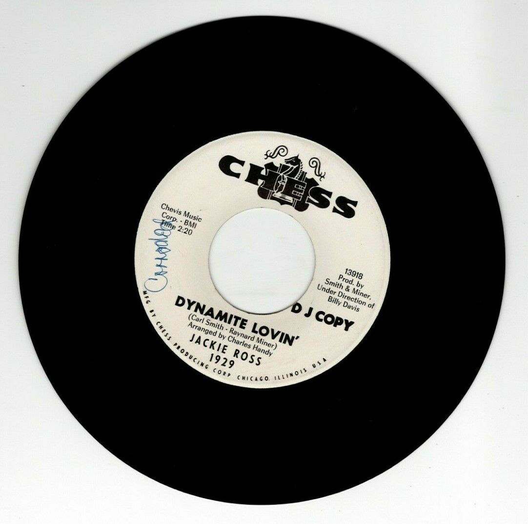 popsike.com - NORTHERN SOUL 45 RPM- JACKIE ROSS ON CHESS RECORDS (PROMO ...