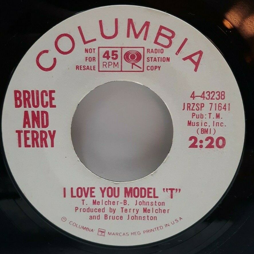 popsike.com - BRUCE AND TERRY, 45 RPM SURF INSTROS, BEACH BOYS, I LOVE ...
