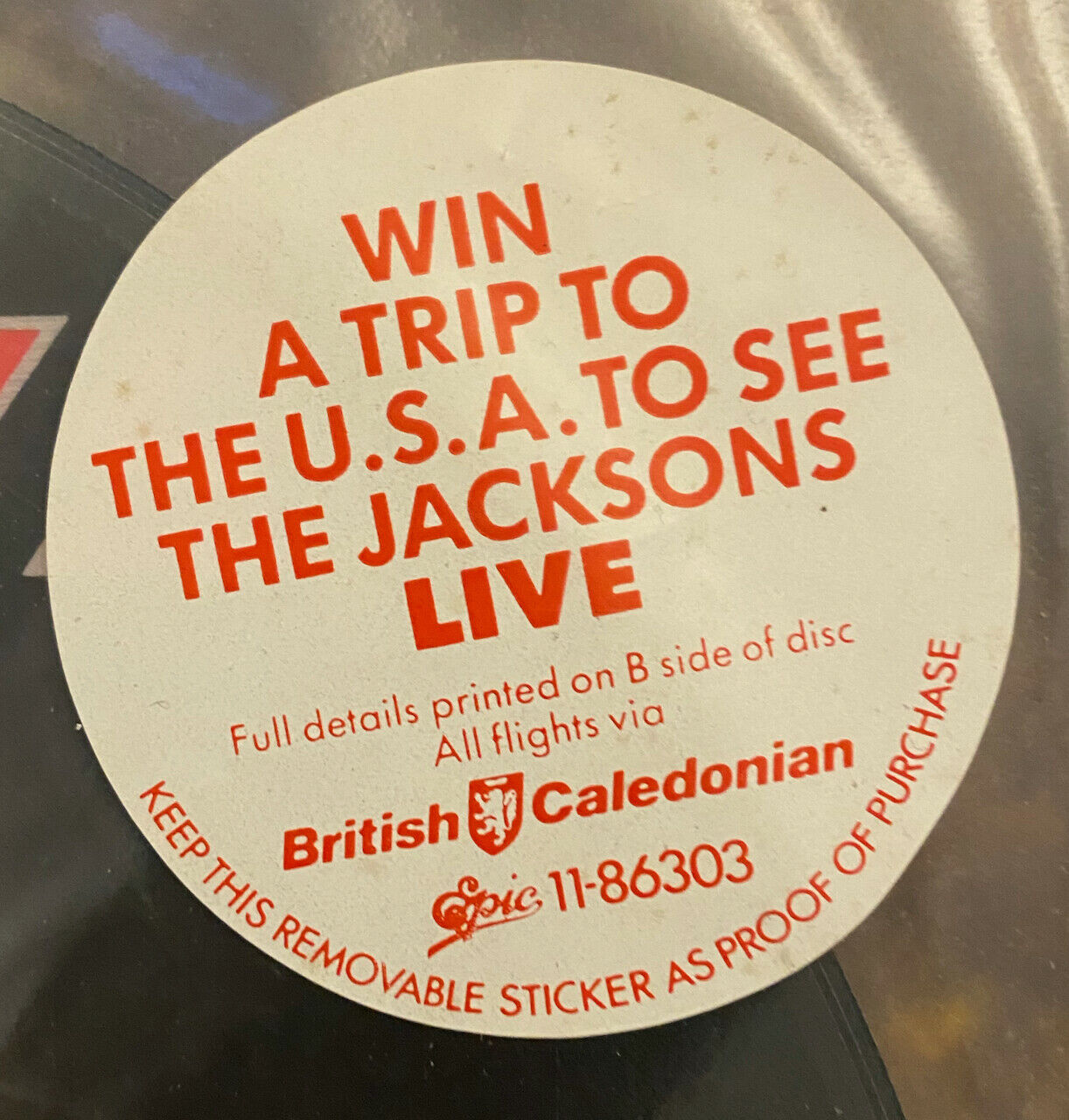 popsike.com - The Jacksons Victory LP RARE UK 1984 Picture Disc Michael ...