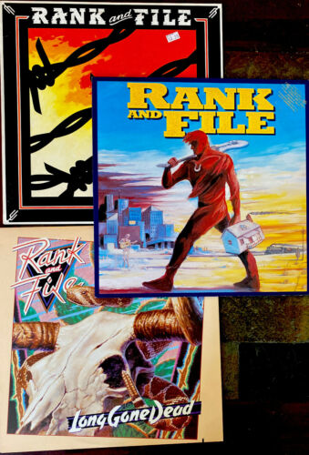 popsike.com - Rank and File lp's. Sundown, Long Gone Dead, Self-Titled ...