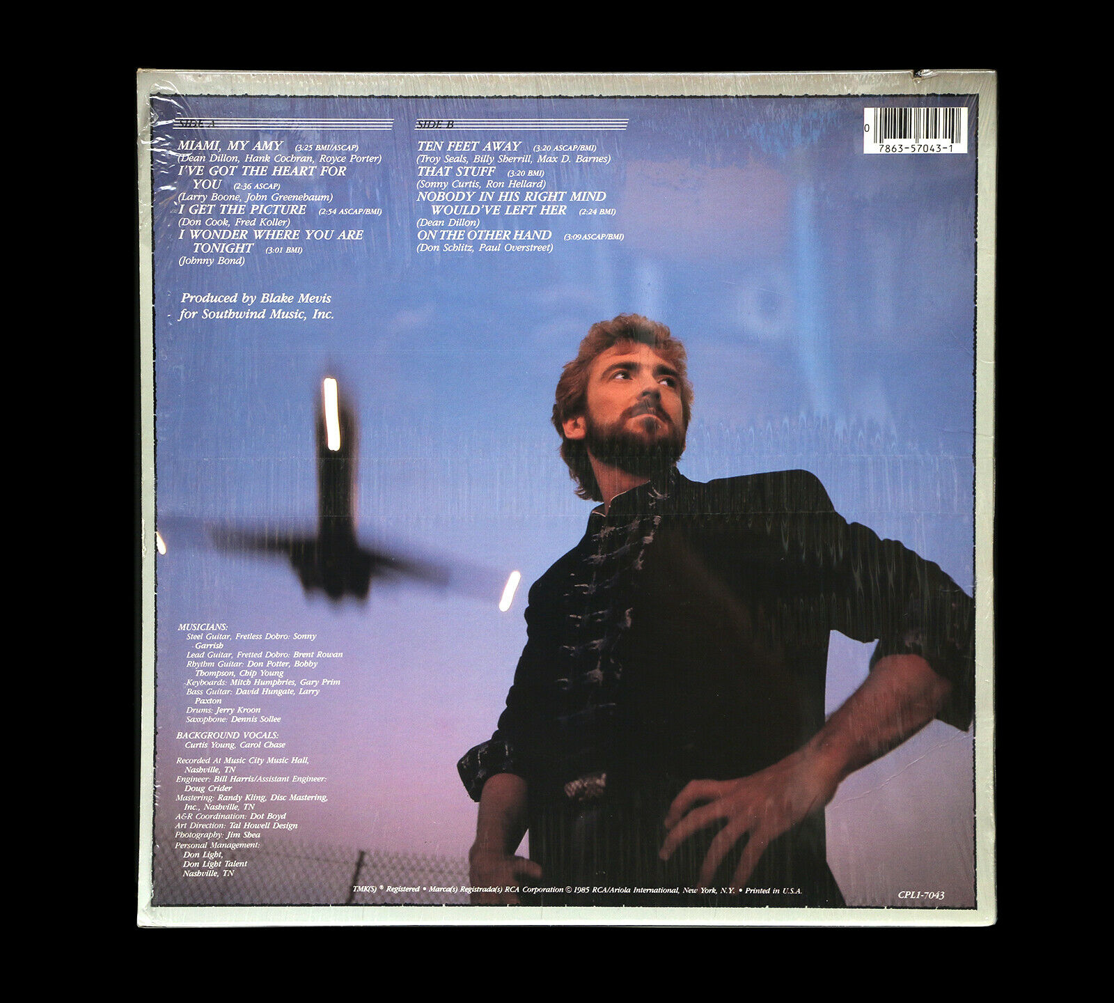 popsike.com - Keith Whitley LA To Miami NM (Near Mint) Vinyl LP Shrink ...