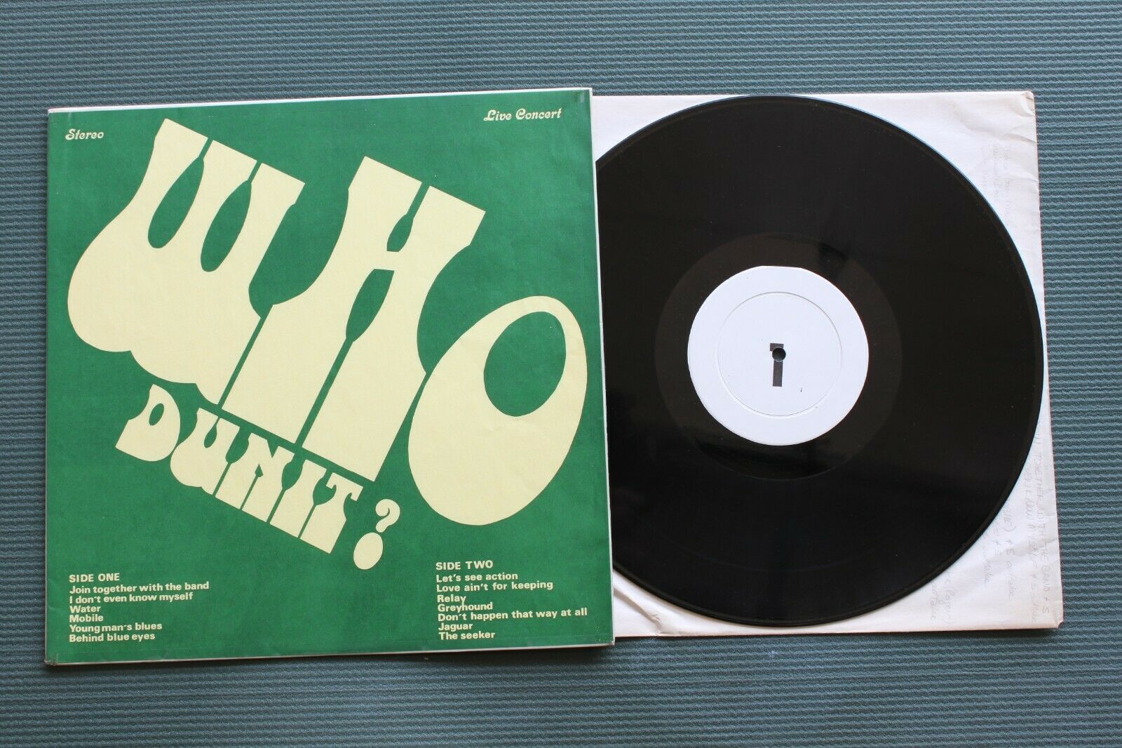 popsike.com - THE WHO Who Dunnit? Vinyl LP HH Label Studio Recordings ...