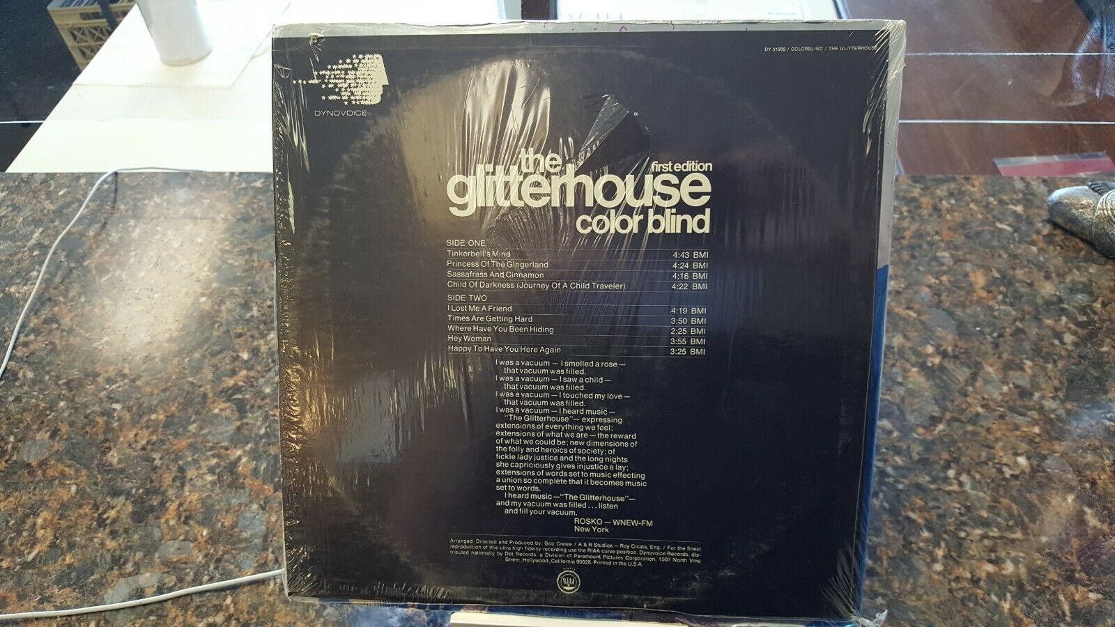 popsike.com - THE GLITTERHOUSE: COLOR BLIND - With Shrink - Original ...