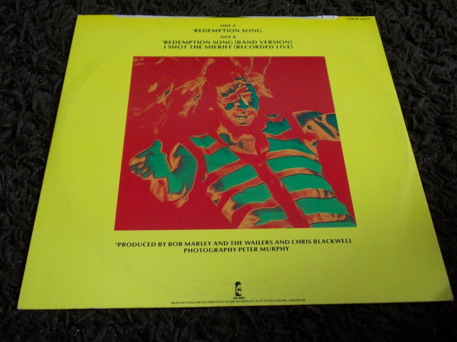 popsike.com - Bob Marley & The Wailers - Redemption Song - Limited ...