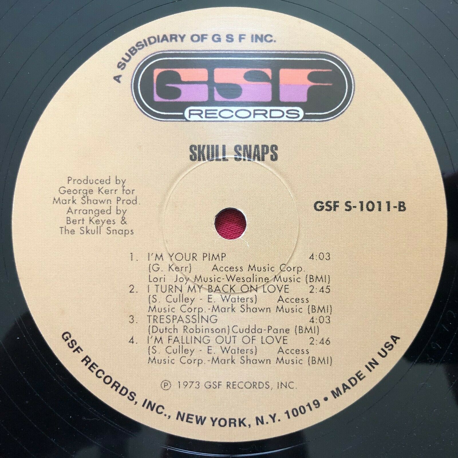 popsike.com - SKULL SNAPS LP (1973) GSF GSF-S-1011 SOUL GATEFOLD SHRINK ...