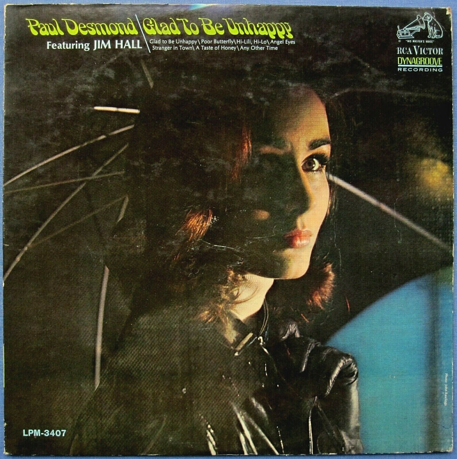 popsike.com - PAUL DESMOND GLAD TO BE UNHAPPY JIM HALL 1st ED RCA LPM ...