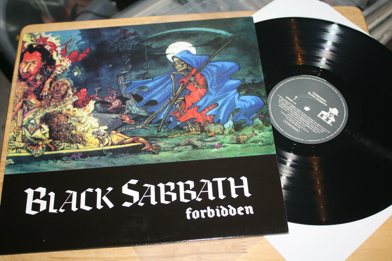popsike.com - Black Sabbath - Forbidden - Rare I.R.S. Brazil Hard Rock ...