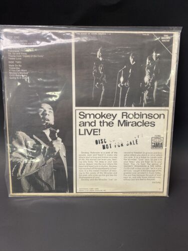 popsike.com - Smokey Robinson and the Miracles Live Rare White Label ...