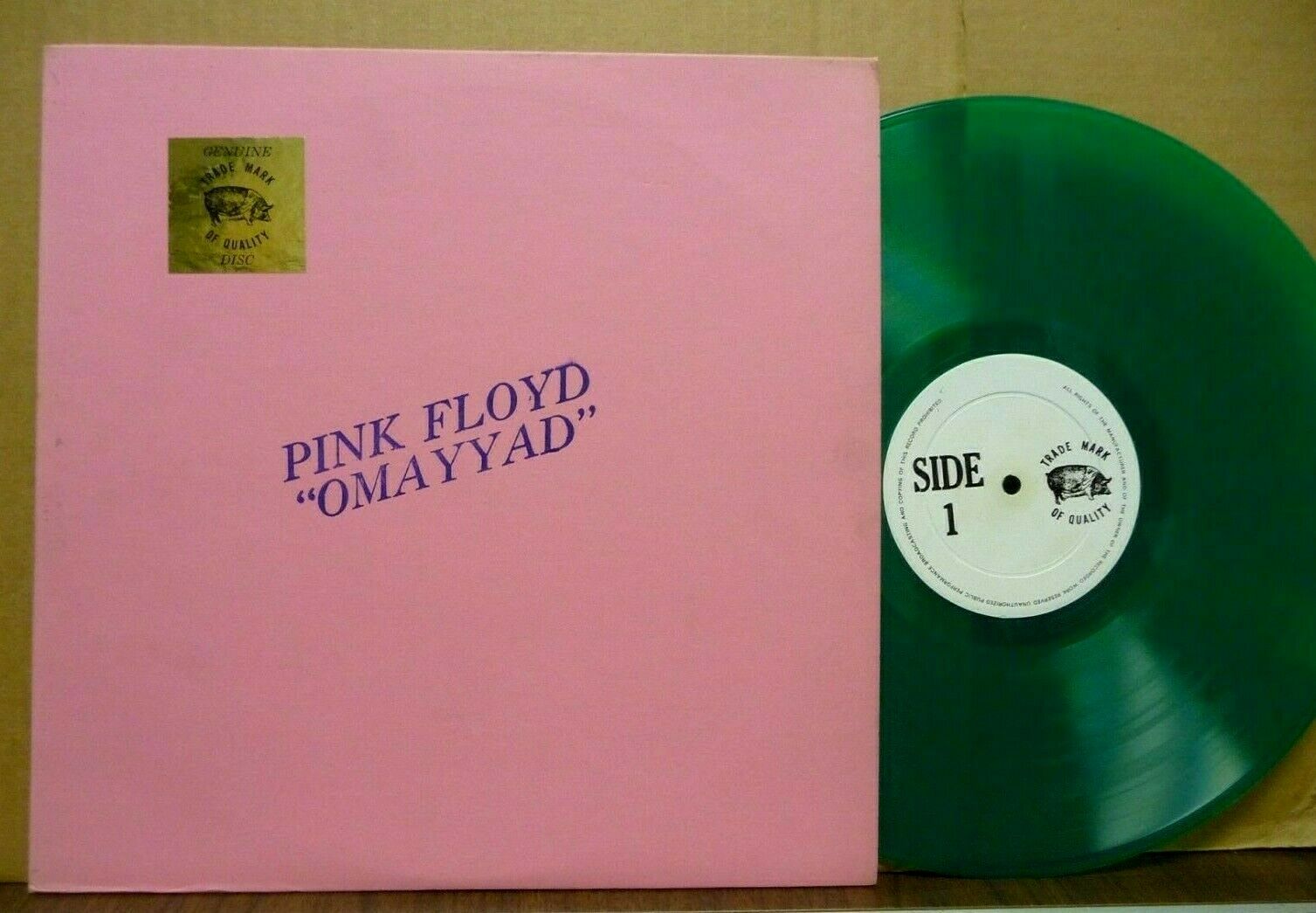 popsike.com - PINK FLOYD Omayyad LP Green Vinyl TMOQ Omay Yad PF-515 ...