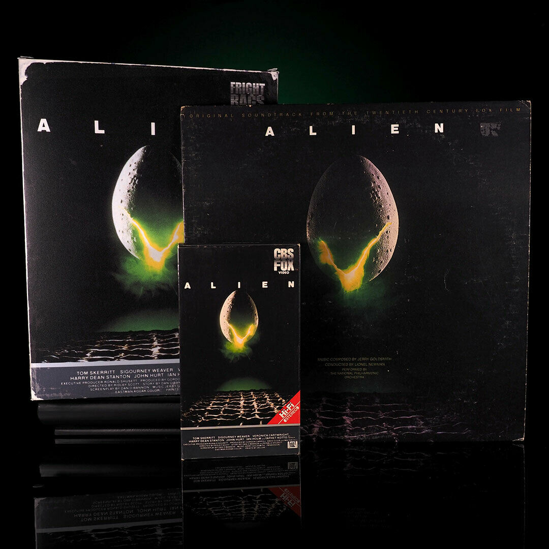 popsike.com - Alien Bundle. Excellent VHS, Vinyl Soundtrack & Limited ...