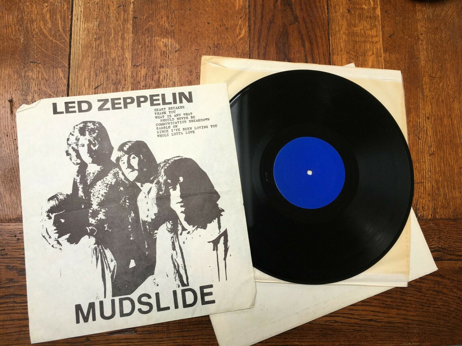 popsike.com - Led Zeppelin - MUDSLIDE BOOTLEG LP (Live 70's) matrix ...