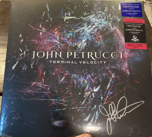 popsike.com - Dream Theater/ John Petrucci Signed Terminal Velocity ...