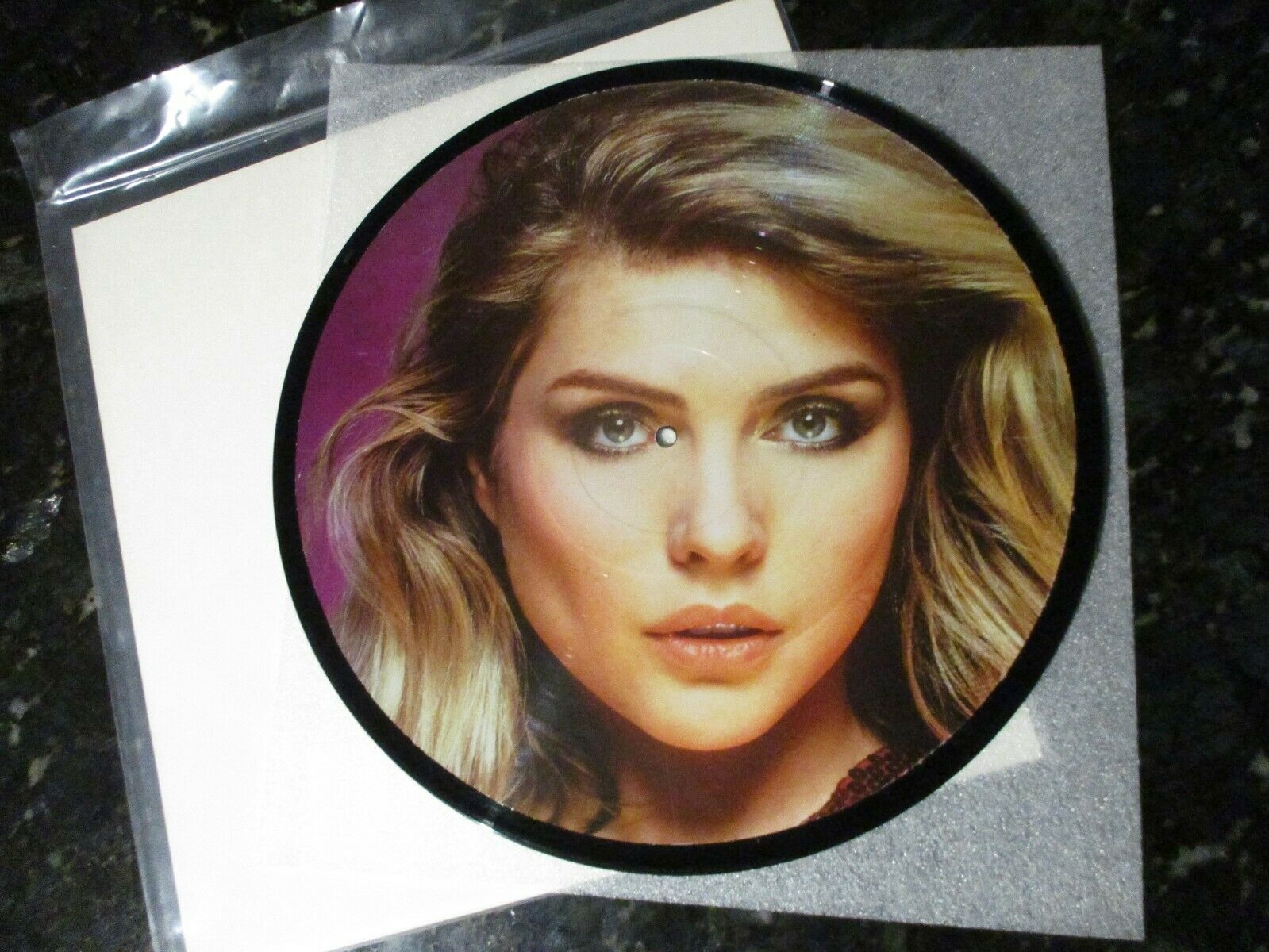 popsike.com - Blondie V. RARE 12" PICTURE DISC Debbie Harry THE CLASH ...