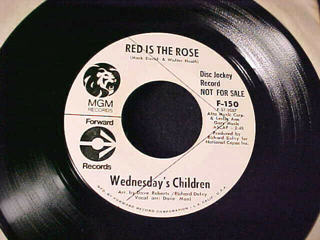 popsike.com - RARE PSYCH DJ PROMO 45 WEDNESDAY'S CHILDREN Groovie ...