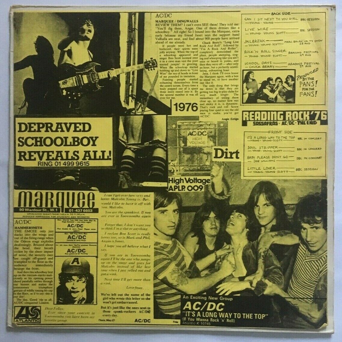 popsike.com - AC/DC RARE LIMITED EDITION RED VINYL LIVE 1976 / RARITIES ...