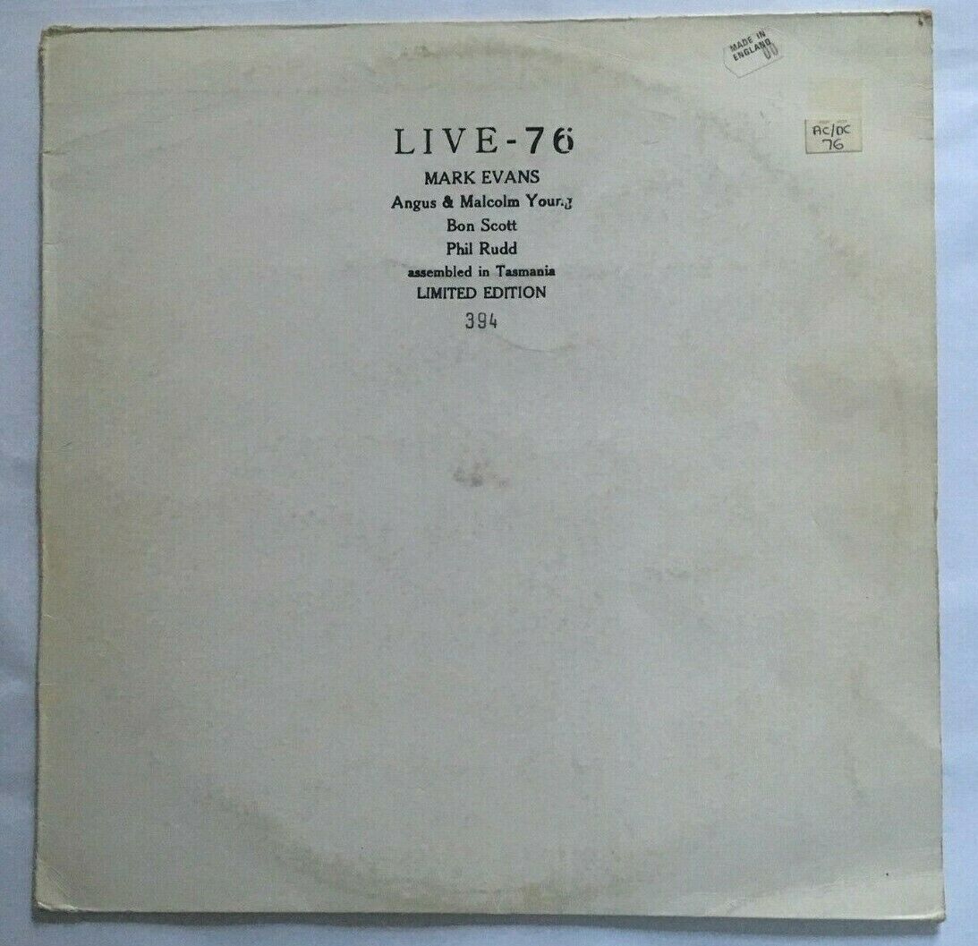 popsike.com - AC/DC RARE LIMITED EDITION RED VINYL LIVE 1976 / RARITIES ...