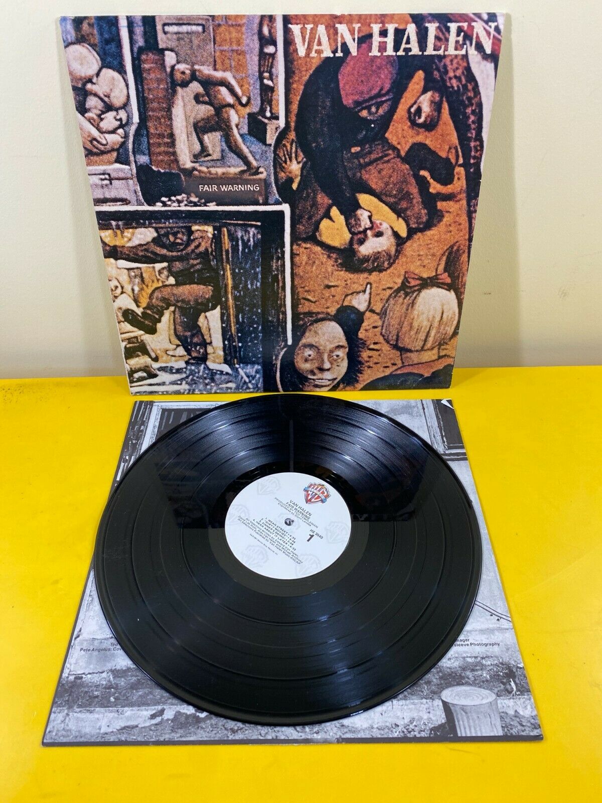 popsike.com - Van Halen LP LIVE US Festival 1983 Too Hot To Handle Not ...