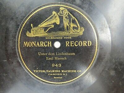 popsike.com - Emil Muench - MONARCH 943 - Unter dem Lindenbaum - German ...