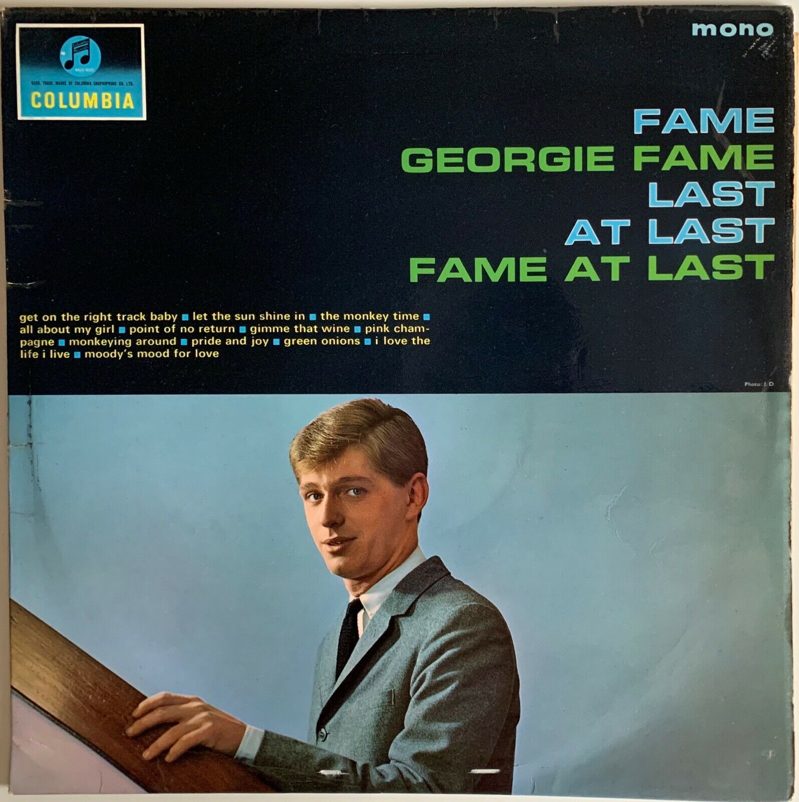 popsike.com - GEORGIE FAME - FAME AT LAST LP - 1964 UK BLUE COLUMBIA ...