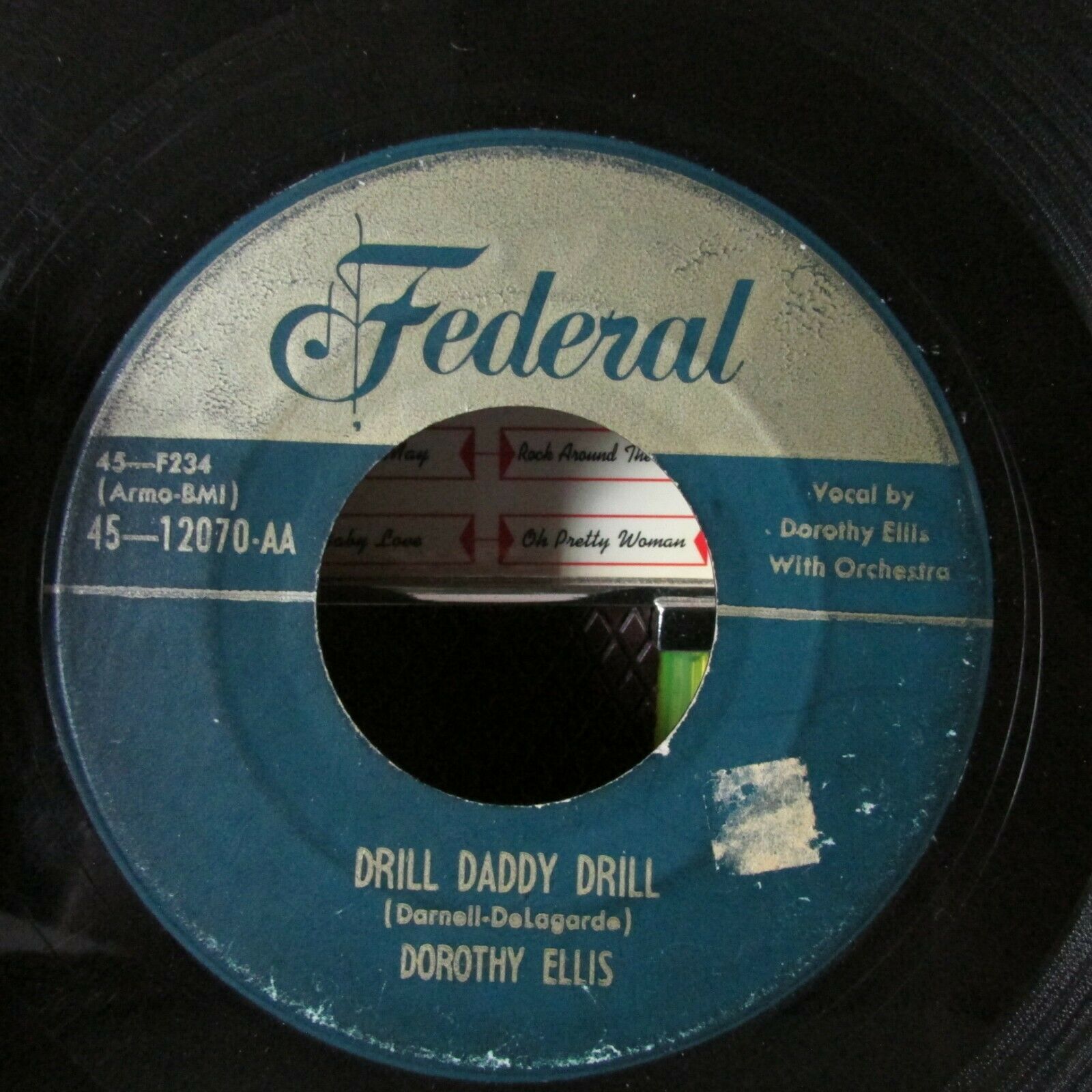 popsike.com - DOOWOP/R & B DOROTHY ELLIS FEDERAL 12070AA/A DRILL DADDY DRILL/JUST GO OUT AND ...