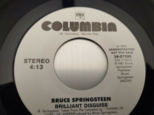 popsike.com - BRUCE SPRINGSTEEN Brilliant Disguise - RARE TRANSPARENT ...