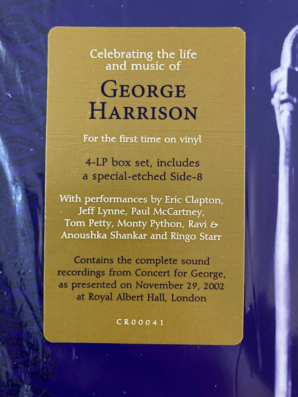 popsike.com - Concert For George Harrison 4 Vinyl Box Set Tom Petty ...
