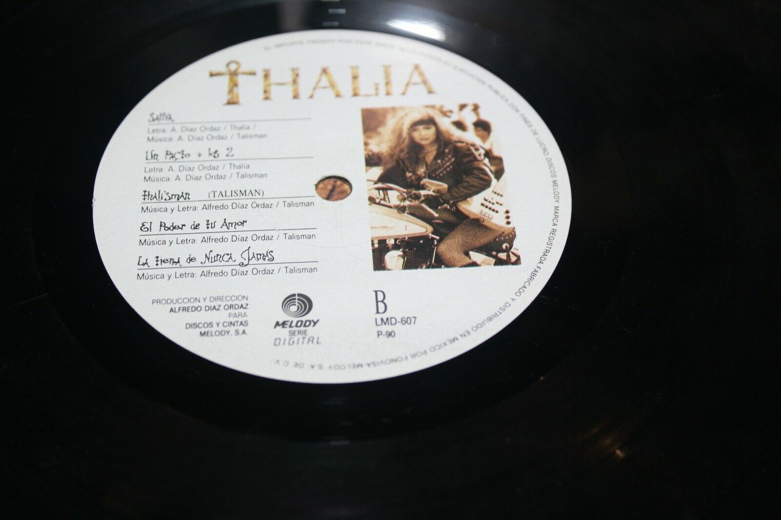popsike.com - THALIA Debut Album w/ POSTER EX/EX 1990 MEXICO 12" LP ...