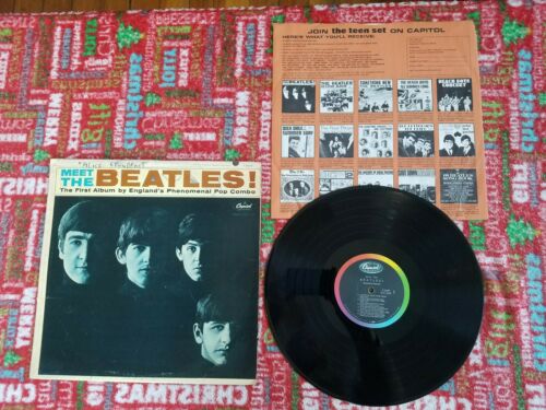 popsike.com - The Beatles lp record MEET THE BEATLES, Capitol 1964 Mono ...