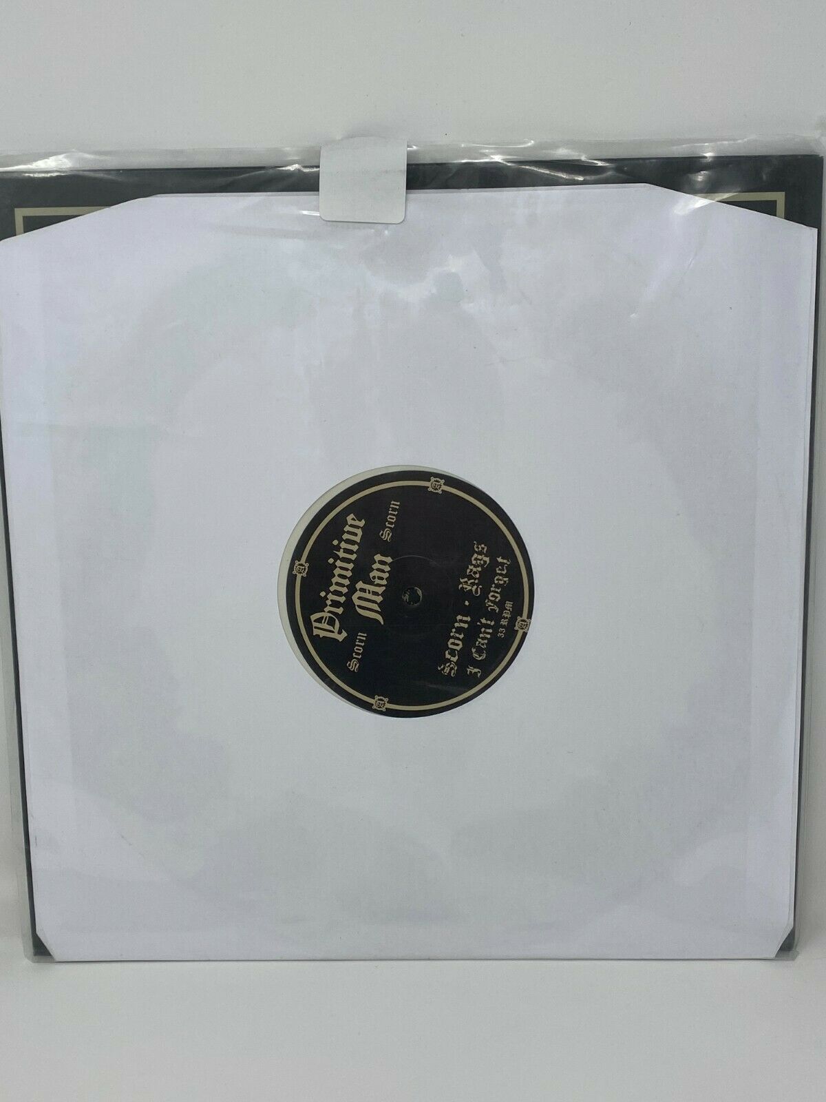 popsike.com - Primitive Man Scorn LP Bone White and Black Merge Edition ...