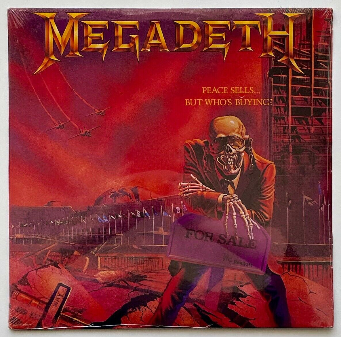 popsike.com - SEALED Original 1986 MEGADETH Album PEACE SELLS Vinyl 1ST ...