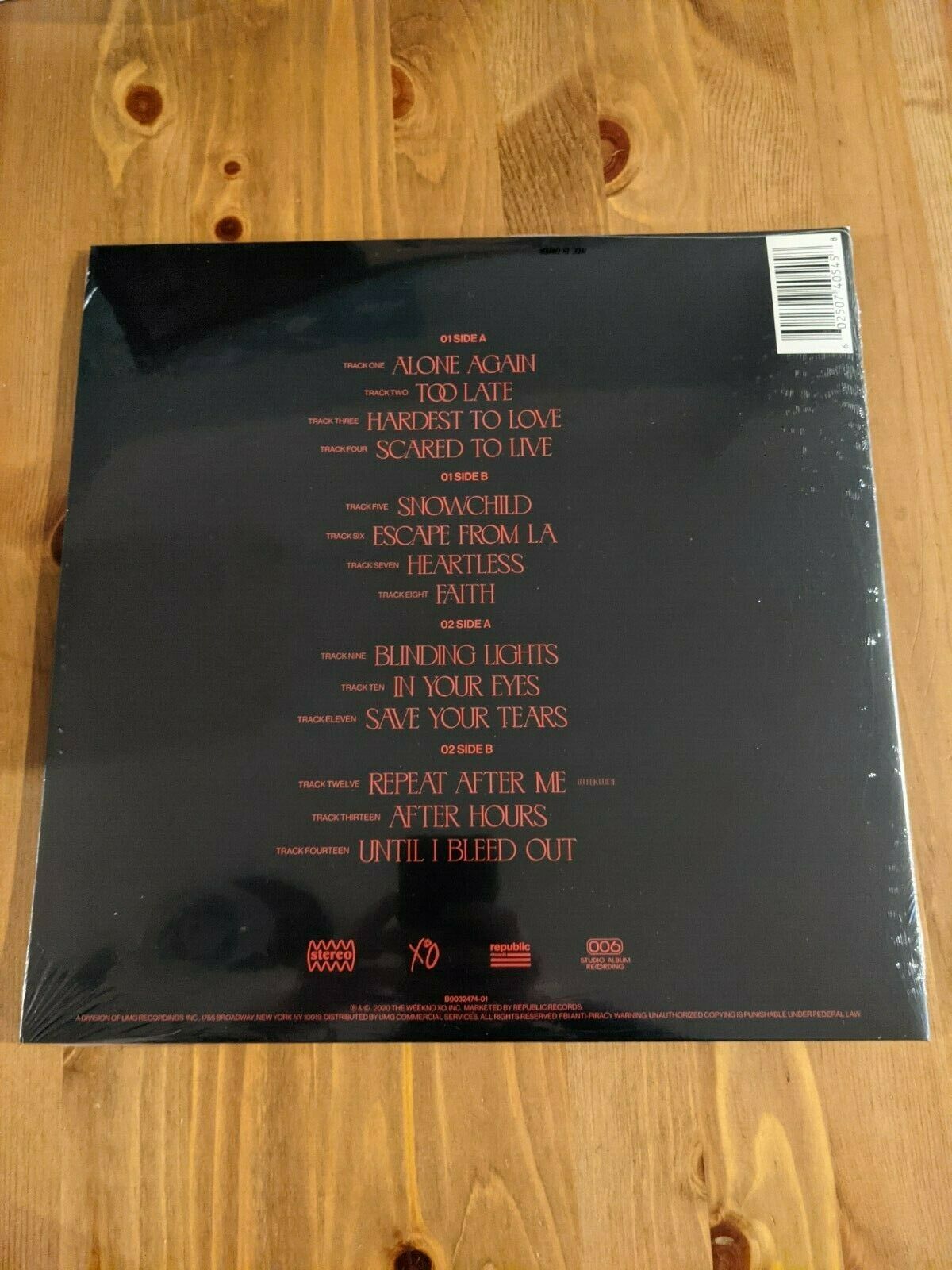 popsike.com - The Weeknd - After Hours vinyl Target Exclusive Splatter ...