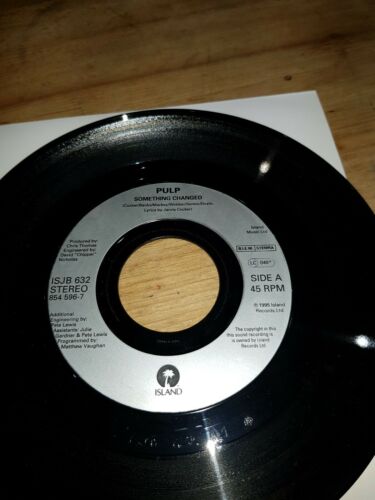 popsike.com - Pulp - Something Changed / Disco 2000 (7" Mix) ISJB 632 ...