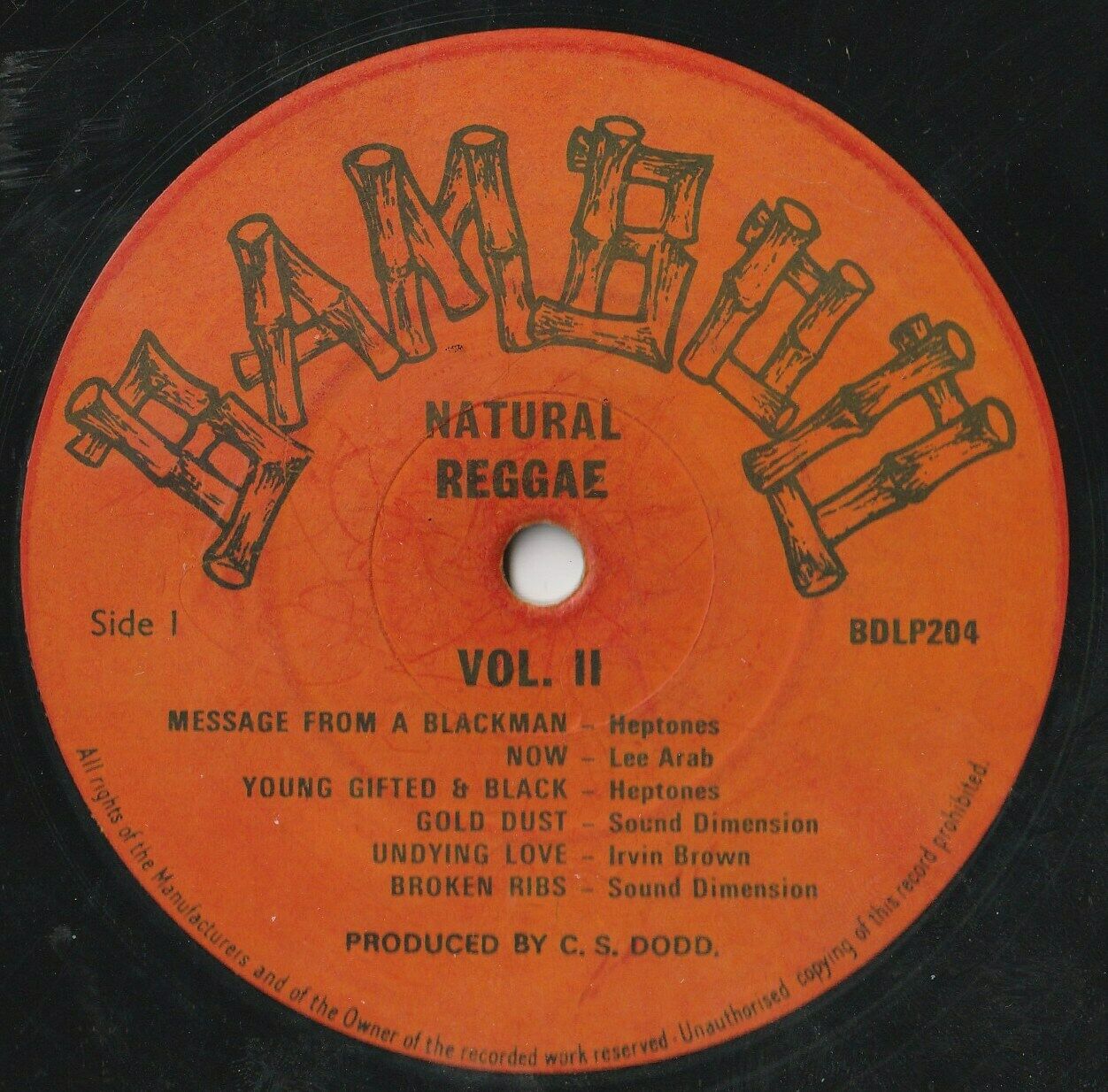 popsike.com - REGGAE LP BAMBOO LABEL VARIOUS ARTIST " NATURAL REGGAE ...