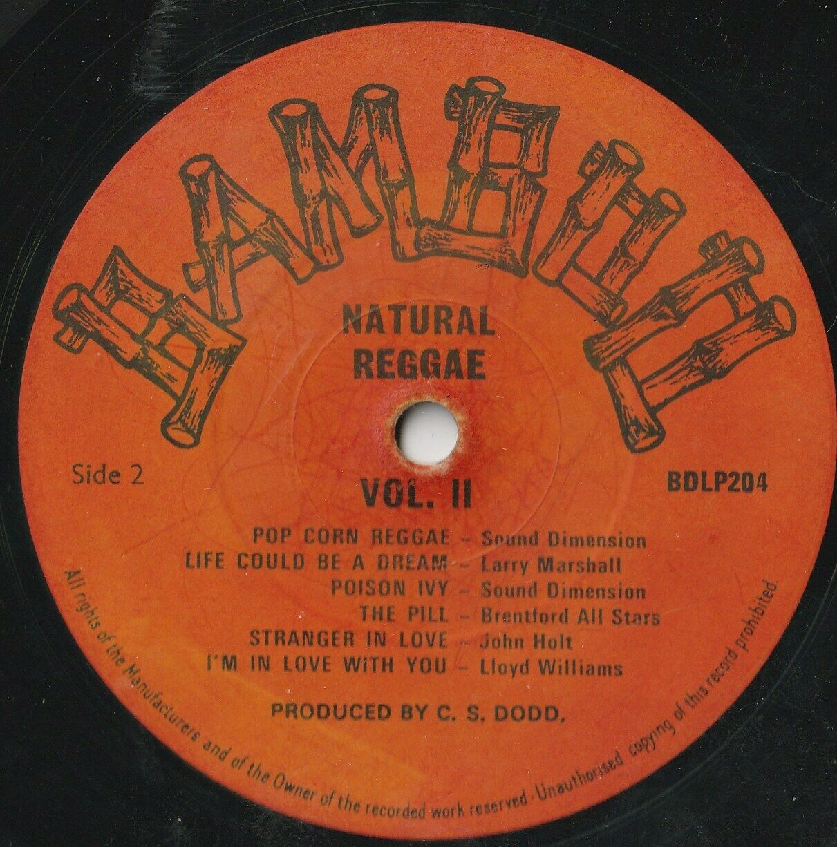 popsike.com - REGGAE LP BAMBOO LABEL VARIOUS ARTIST " NATURAL REGGAE ...