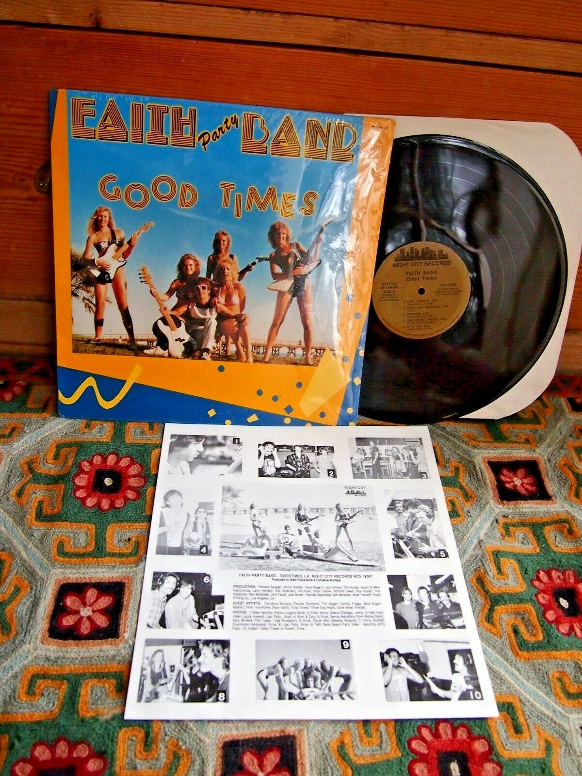 popsike.com - Faith Party Band-Good Times-Night City-Private Rock Power ...