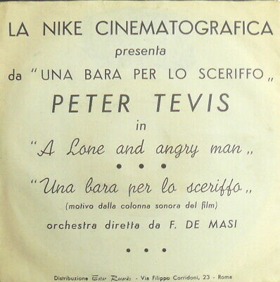 popsike.com - 45 PETER TEVIS 7" UNA BARA PER LO SCERIFFO - DE MASI - A ...