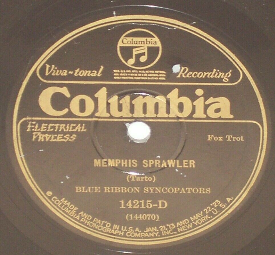 popsike.com - JAZZ Blue Ribbon Syncopators MEMPHIS SPRAWLER & SCRATCH ...