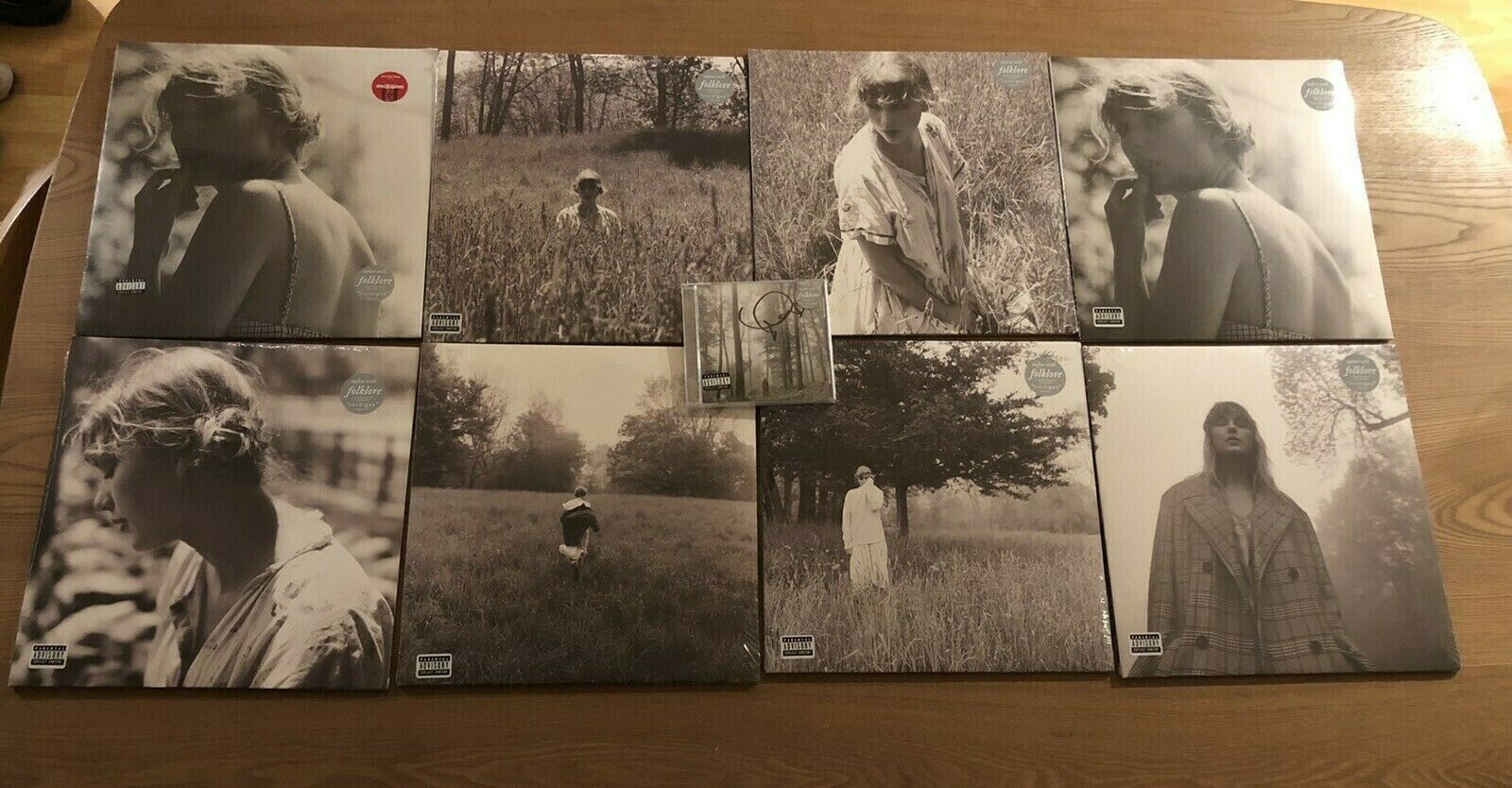 popsike.com - Taylor Swift Folklore 7 Limited LP’s+ Signed Folklore CD+ ...