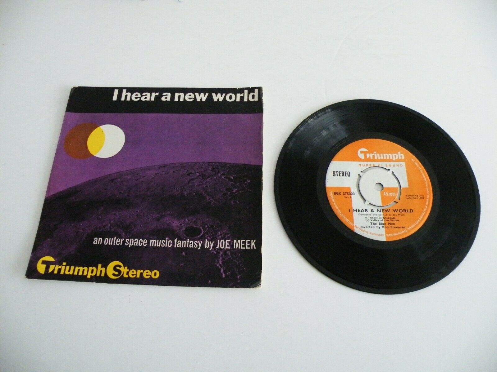 popsike.com - JOE MEEK & THE BLUE MEN 'I HEAR A NEW WORLD PART 1' EP UK ...