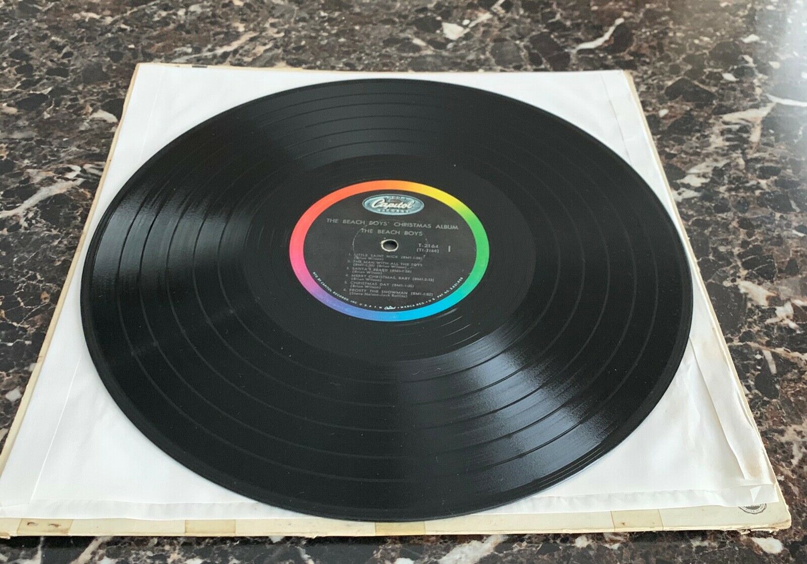 popsike.com - THE BEACH BOYS Christmas Album Little Saint Nick Vinyl LP ...