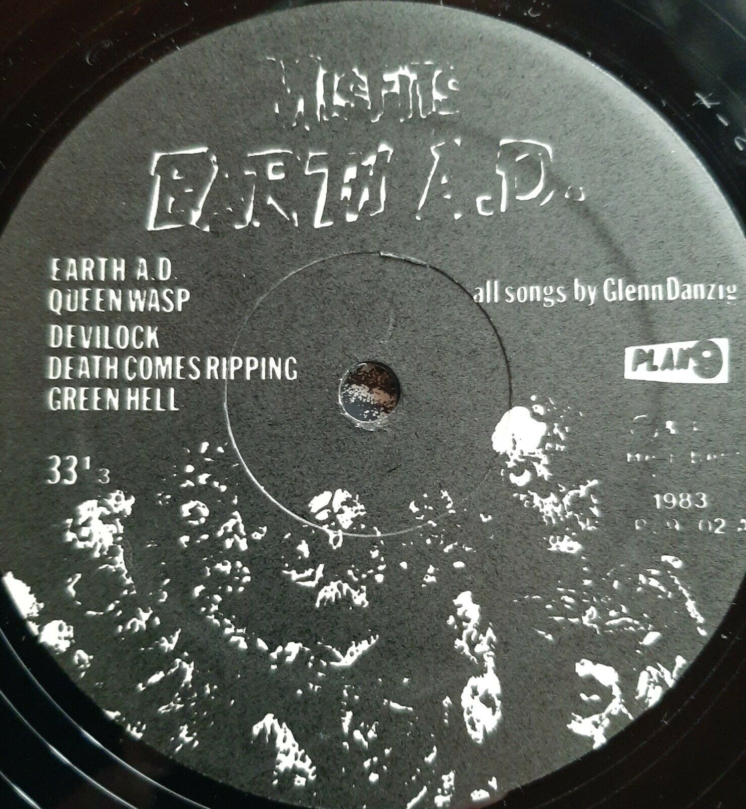 popsike.com - Misfits "Earth A.D./Wolfsblood" LP 1983; 12" Vinyl ...