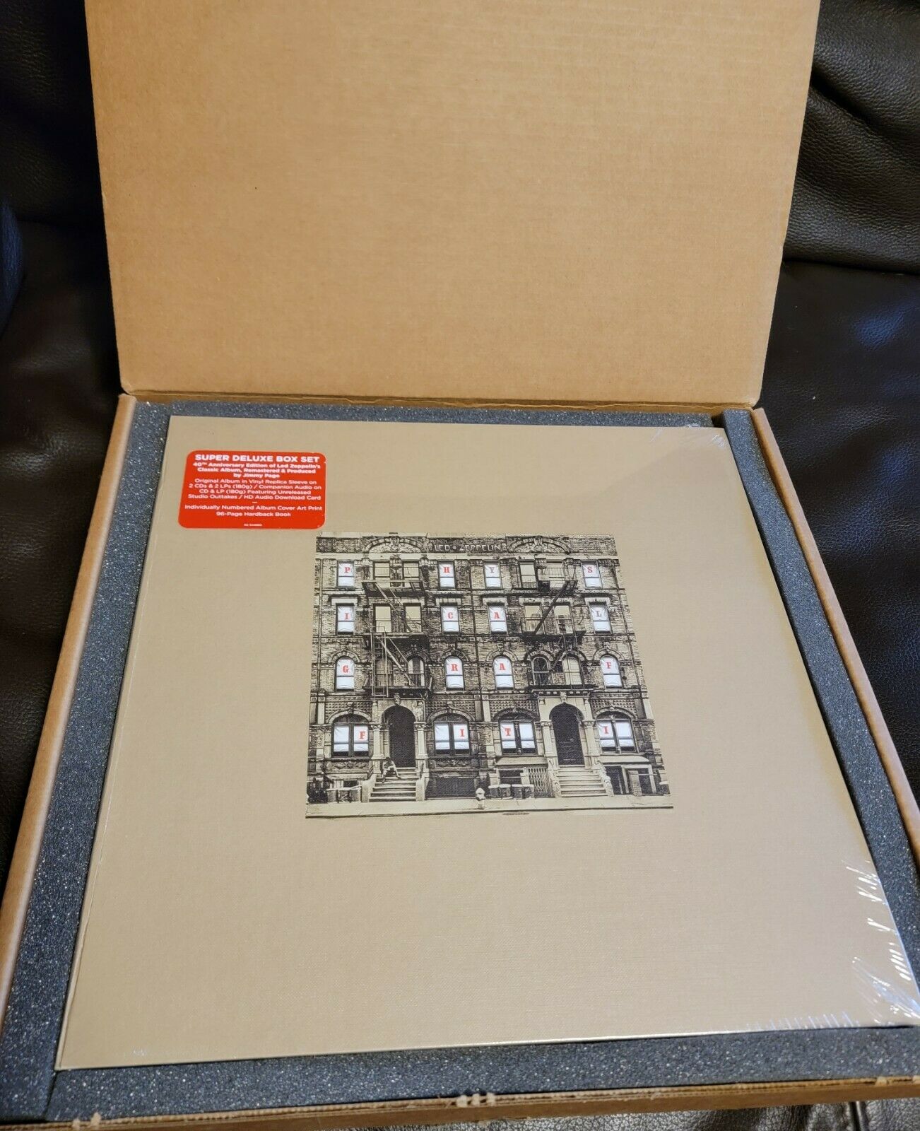 popsike.com - Led Zeppelin super deluxe box set physical graffiti vinyl ...
