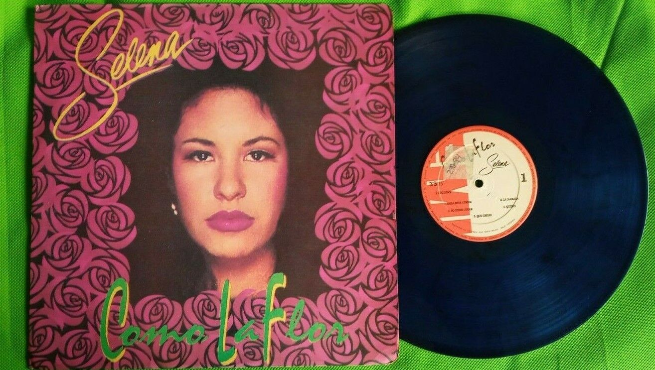 popsike.com - SELENA COMO LA FLOR 1994 COLOR AZUL RARO Y ESCASO LP ...