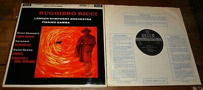 popsike.com - RUGGIERO RICCI LSO PIERINO GAMBA CARMEN UK 1ST WBG ED2 DECCA STEREO SXL 2197 LP ...